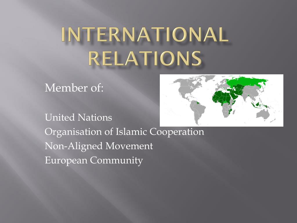 PPT - International relations PowerPoint Presentation, free download ...