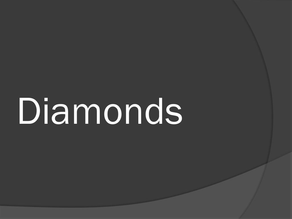 PPT - Diamonds PowerPoint Presentation, free download - ID:1990373