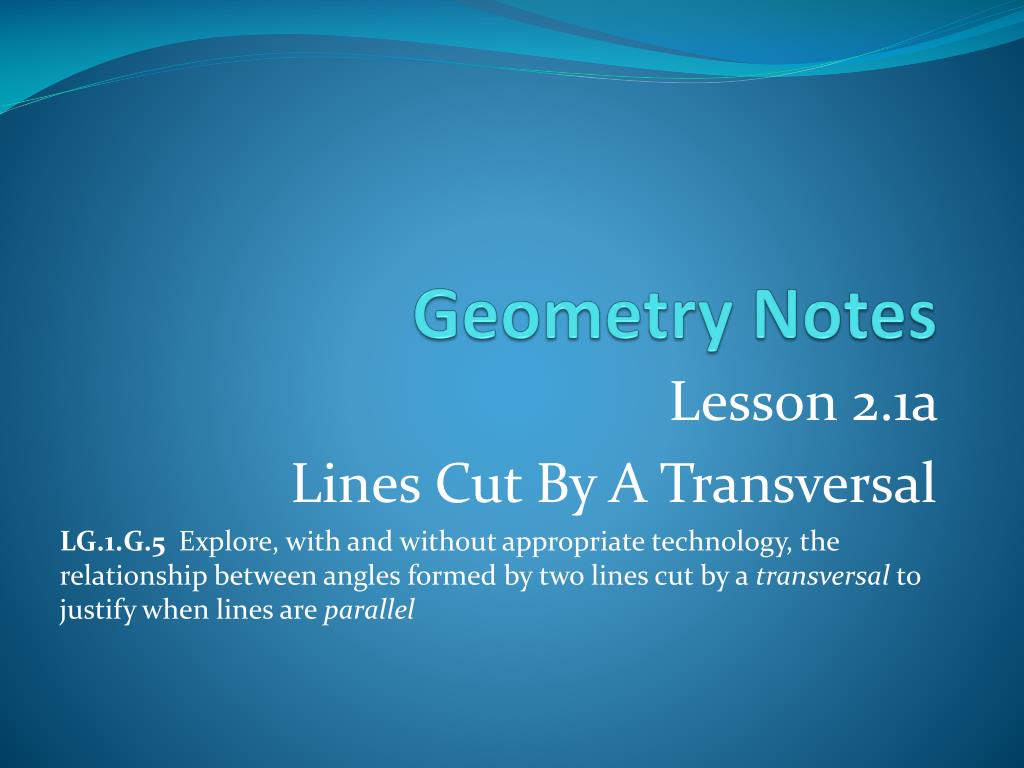 PPT - Geometry Notes PowerPoint Presentation, free download - ID:1990434