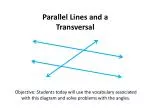PPT - Angles formed by Transversal and Parallel Lines March 9, 2011 ...