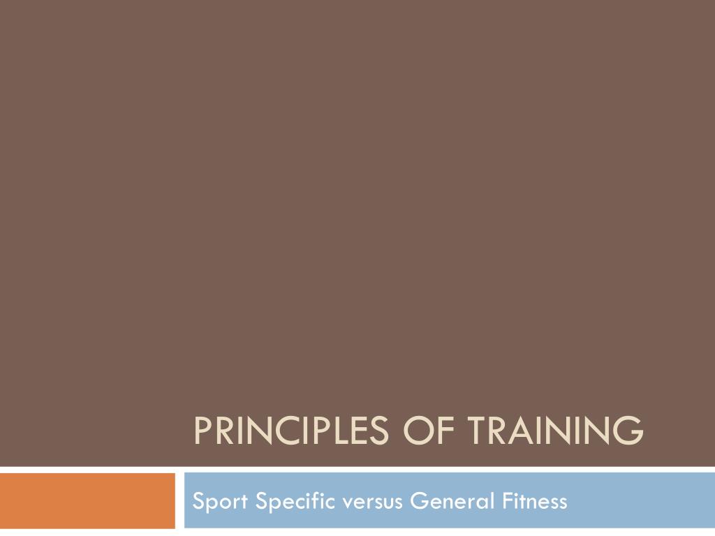 PPT - Sport-Specific vs. General Fitness Training: Optimize Your ...