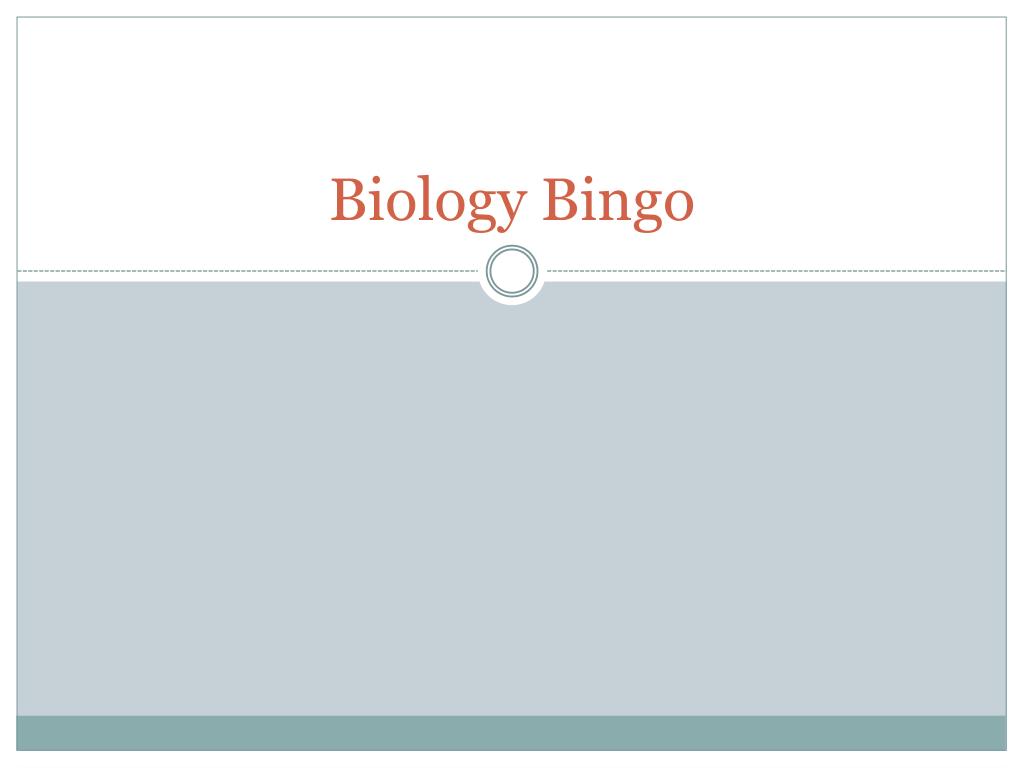 PPT - Biology Bingo PowerPoint Presentation, free download - ID:1995090