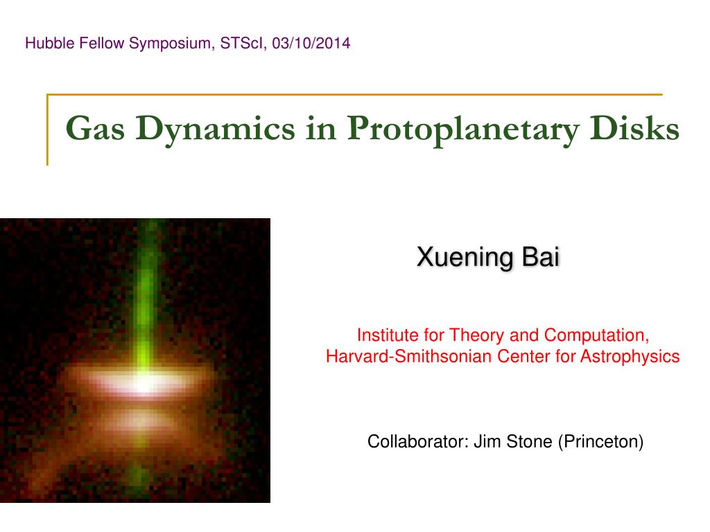 PPT - Gas Dynamics in Protoplanetary Disks PowerPoint Presentation ...
