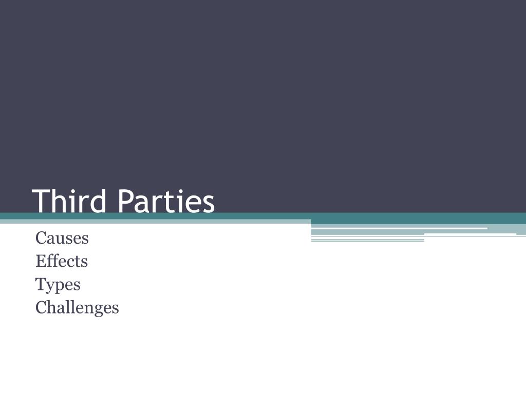 PPT - Third Parties PowerPoint Presentation, free download - ID:1996140