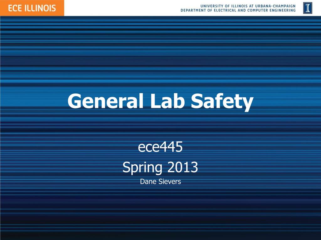 PPT - General Lab Safety PowerPoint Presentation, free download - ID ...