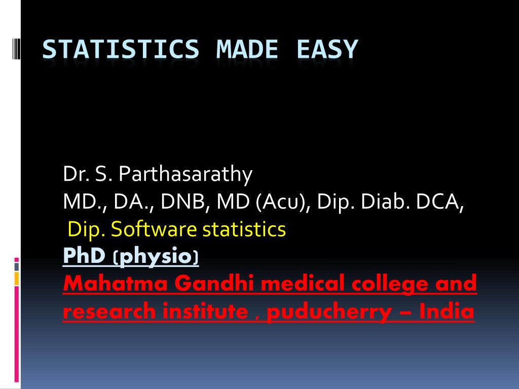 PPT - Statistics made easy PowerPoint Presentation, free download - ID ...