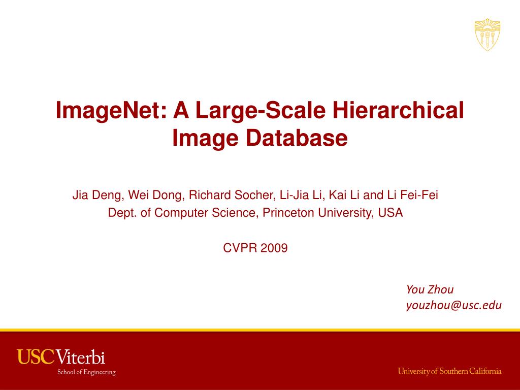 PPT - ImageNet : A Large-Scale Hierarchical Image Database PowerPoint ...