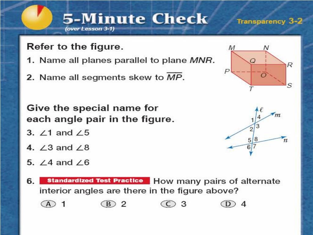 PPT - Angles and Parallel Lines PowerPoint Presentation, free download ...