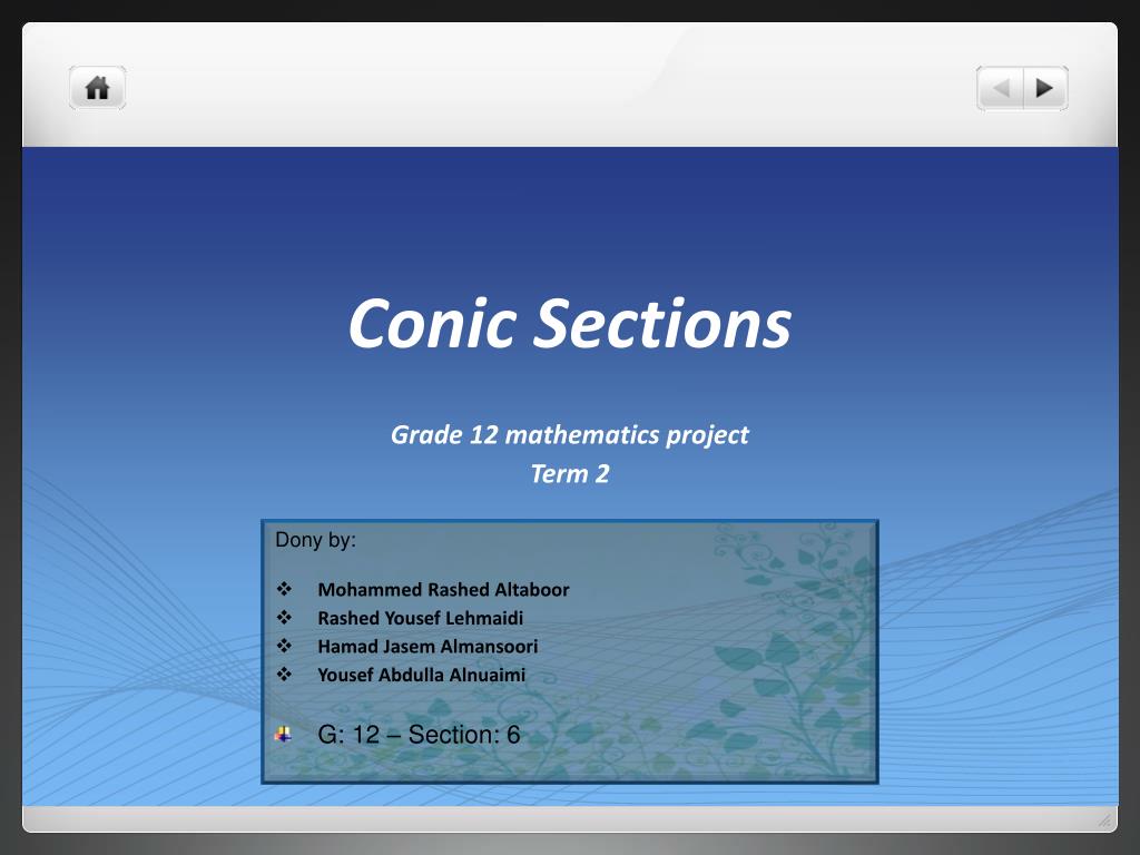 PPT - Conic Sections PowerPoint Presentation, free download - ID:1998622