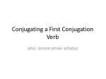 PPT - The Basics of French Verb Conjugation PowerPoint Presentation ...