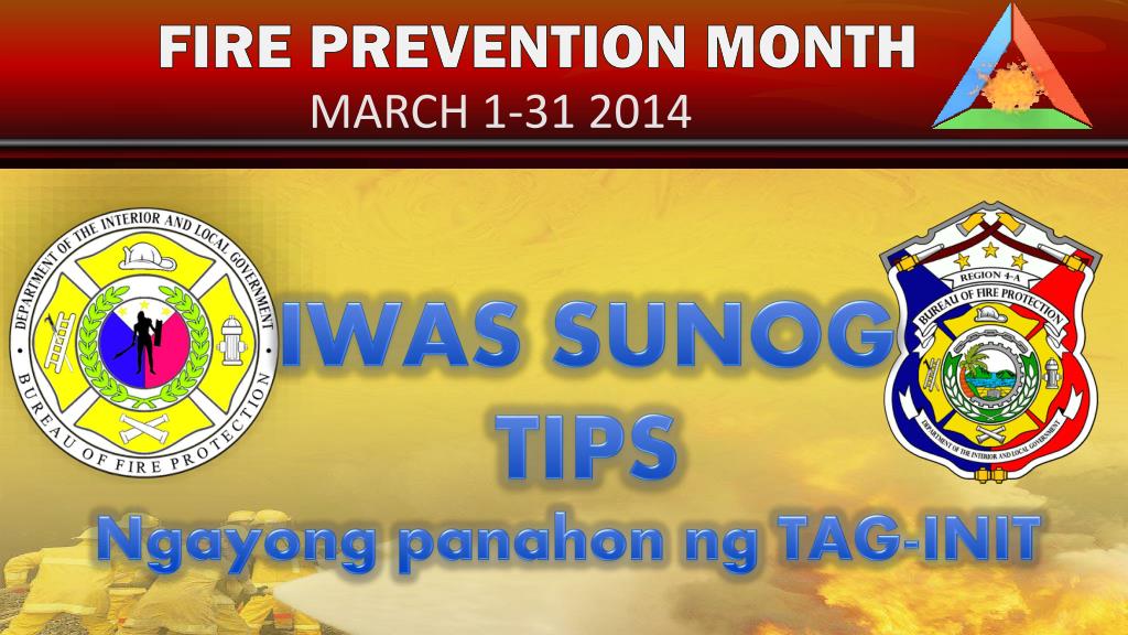 PPT - FIRE PREVENTION MONTH PowerPoint Presentation, free download - ID ...