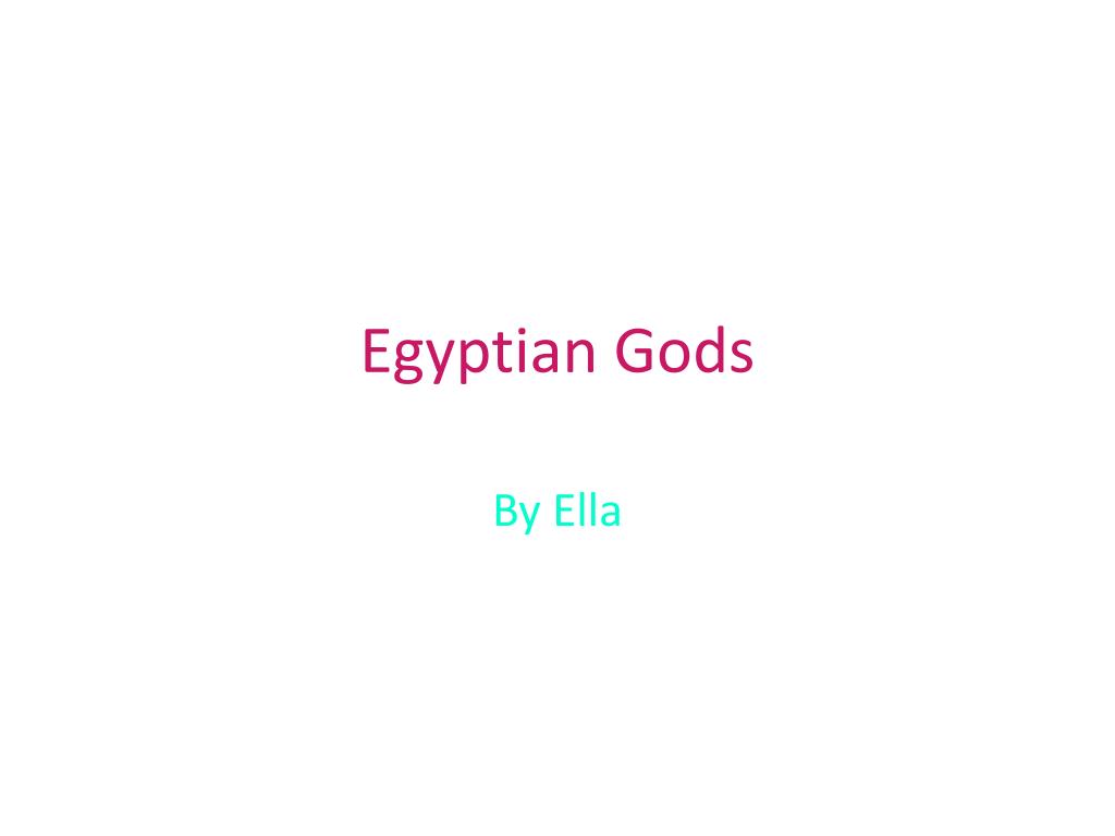 PPT - Egyptian Gods PowerPoint Presentation, free download - ID:2003010
