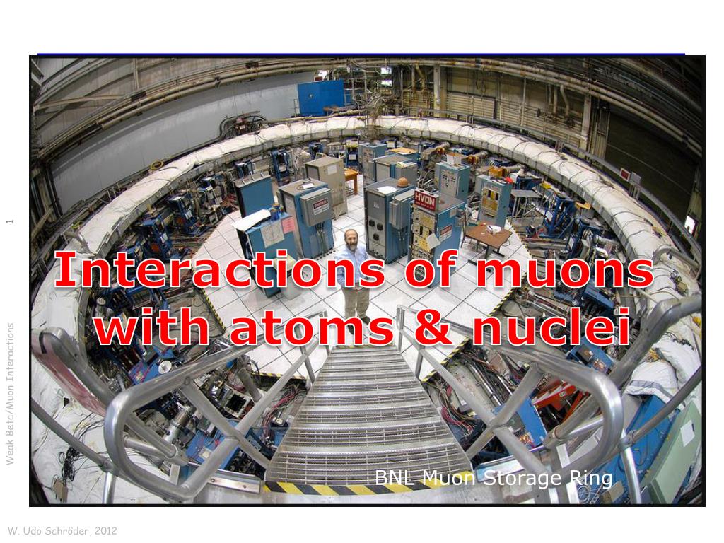 PPT - Interactions of muons with atoms & nuclei PowerPoint Presentation ...