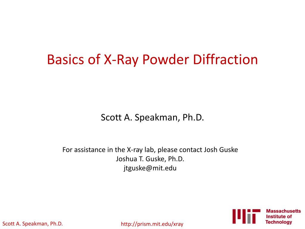 PPT - Basics of X-Ray Powder Diffraction PowerPoint Presentation, free ...