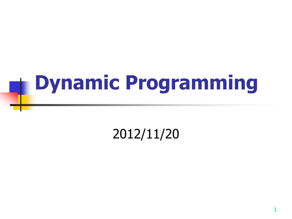 PPT - Dynamic Programming PowerPoint Presentation, free download - ID ...