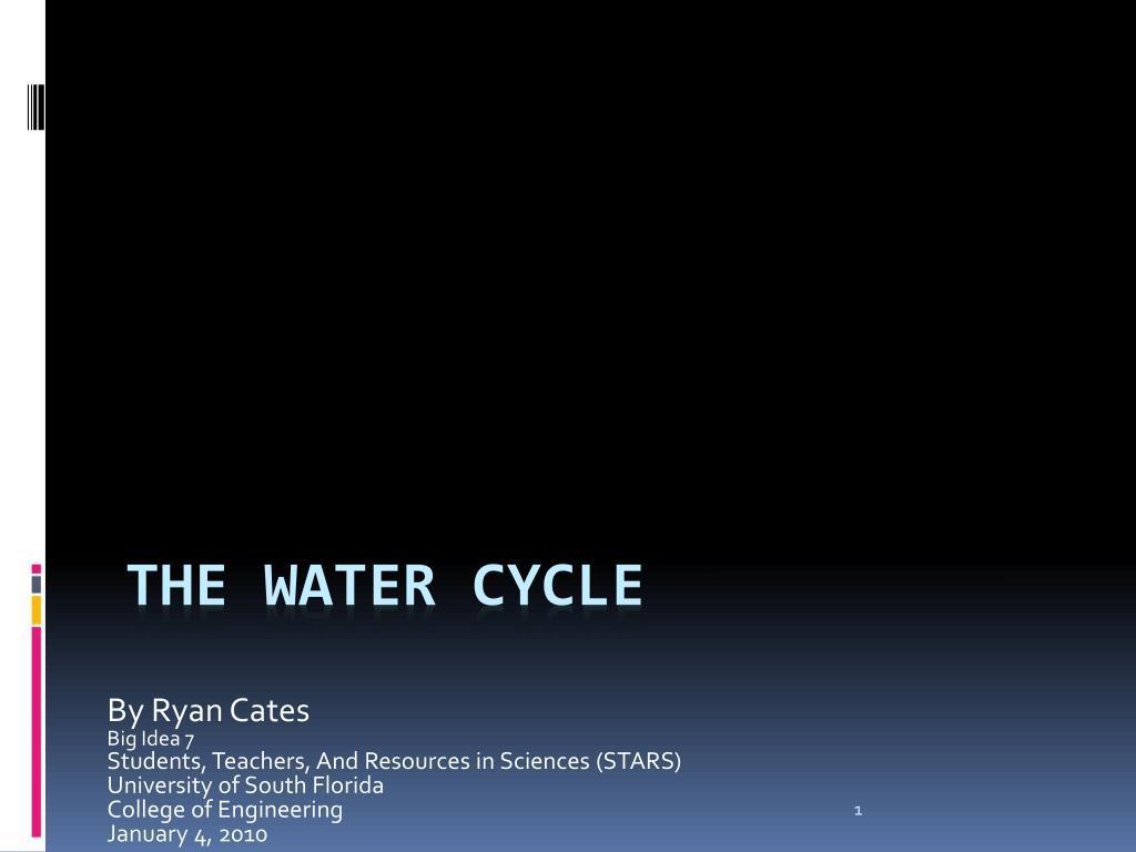 PPT - The water cycle PowerPoint Presentation, free download - ID:2006242