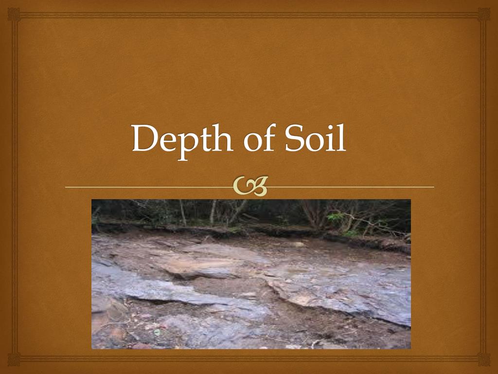 PPT - Depth of Soil PowerPoint Presentation, free download - ID:2007329