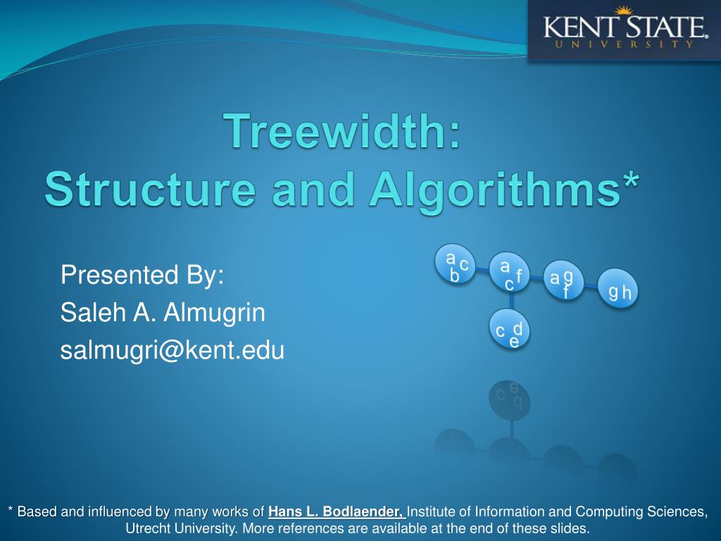PPT - Treewidth : Structure and Algorithms* PowerPoint Presentation ...