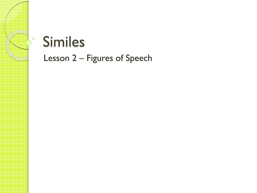 PPT - Similes PowerPoint Presentation, free download - ID:2009108