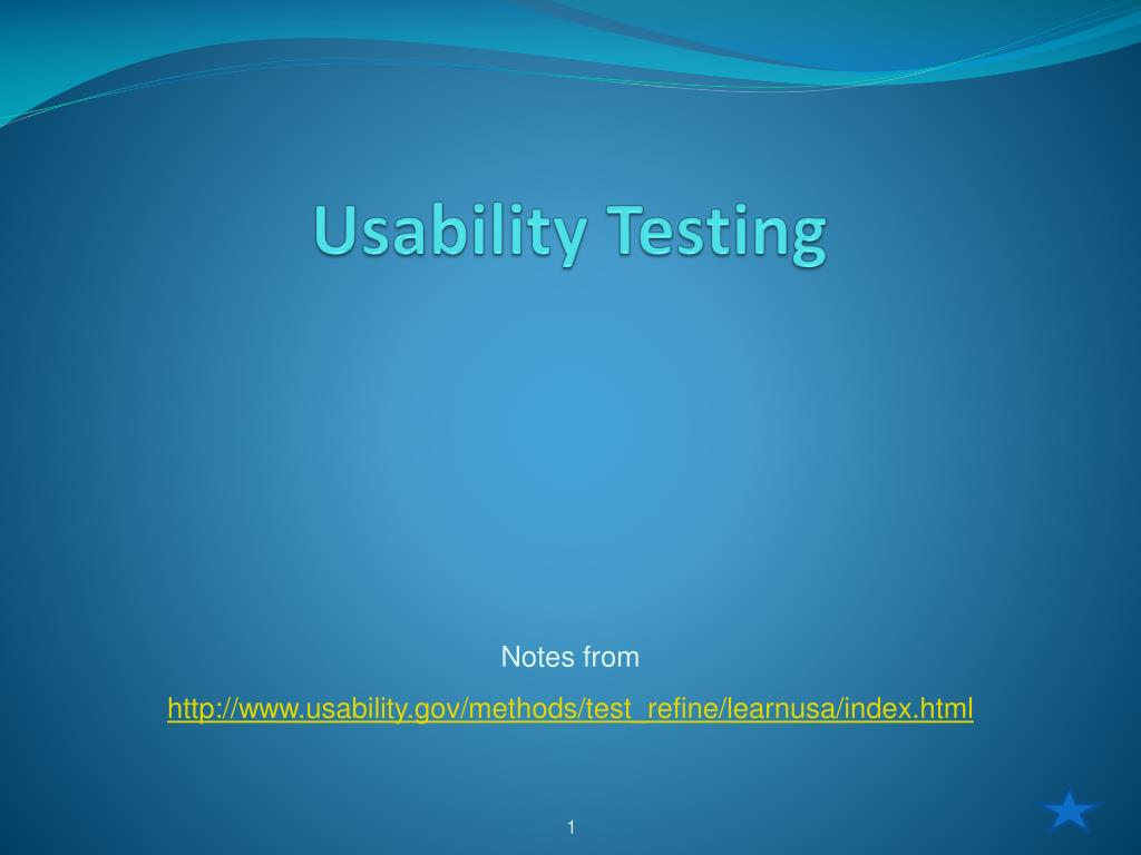 PPT - Usability Testing PowerPoint Presentation, free download - ID:2009552