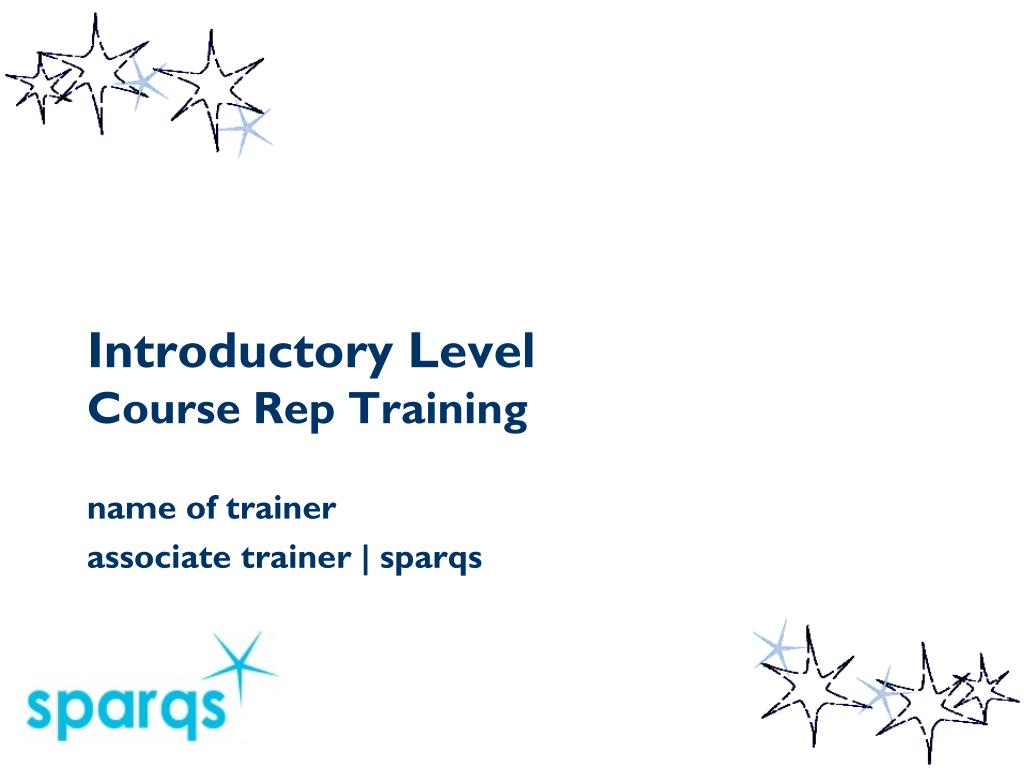 PPT - Introductory Level Course Rep Training PowerPoint Presentation ...