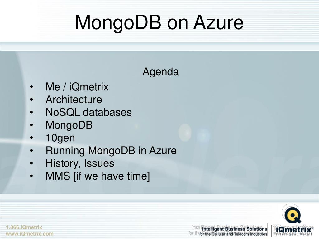 PPT - MongoDB on Azure PowerPoint Presentation, free download - ID:2010800