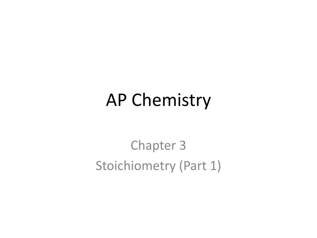 PPT - AP Chemistry PowerPoint Presentation, free download - ID:2012388