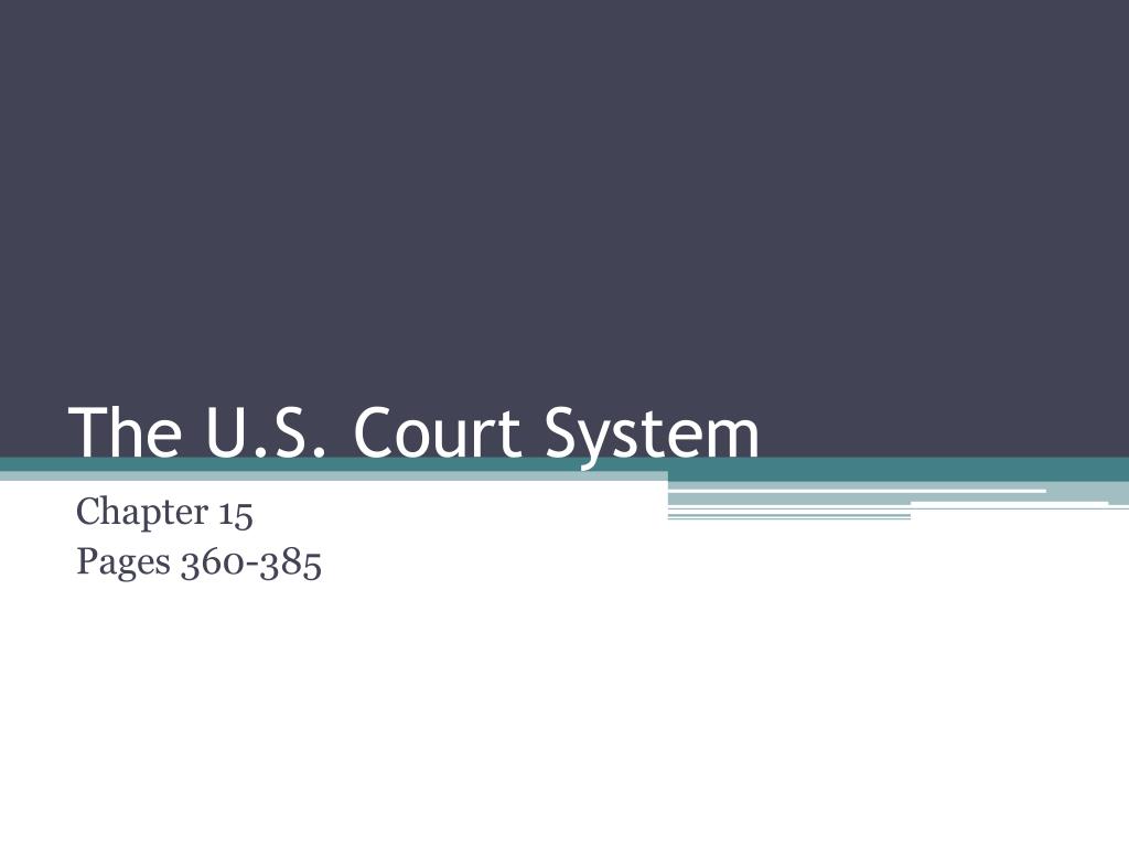 PPT - The U.S. Court System PowerPoint Presentation, free download - ID ...