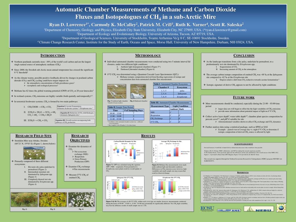 PPT - Automated Measurements of Methane and Carbon Dioxide Fluxes in ...