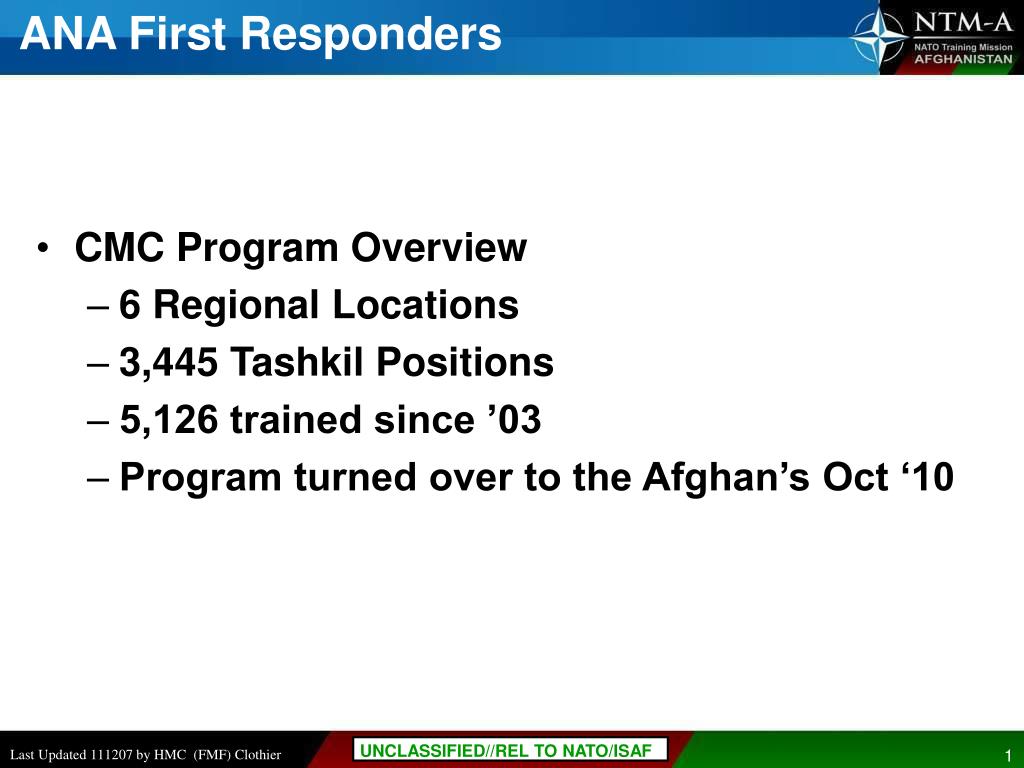 PPT - ANA First Responders PowerPoint Presentation, free download - ID ...