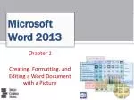 PPT - Microsoft Word 2013 PowerPoint Presentation, free download - ID ...