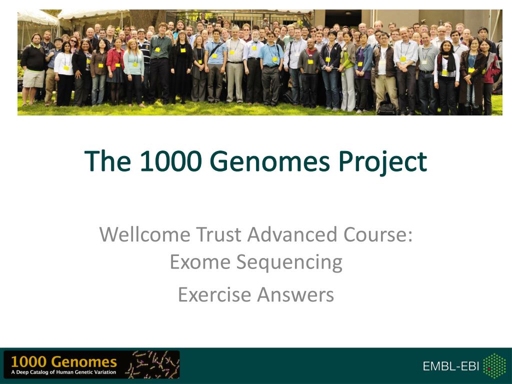 PPT - The 1000 Genomes Project PowerPoint Presentation, free download ...