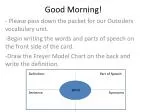 PPT - Good morning PowerPoint Presentation, free download - ID:213222