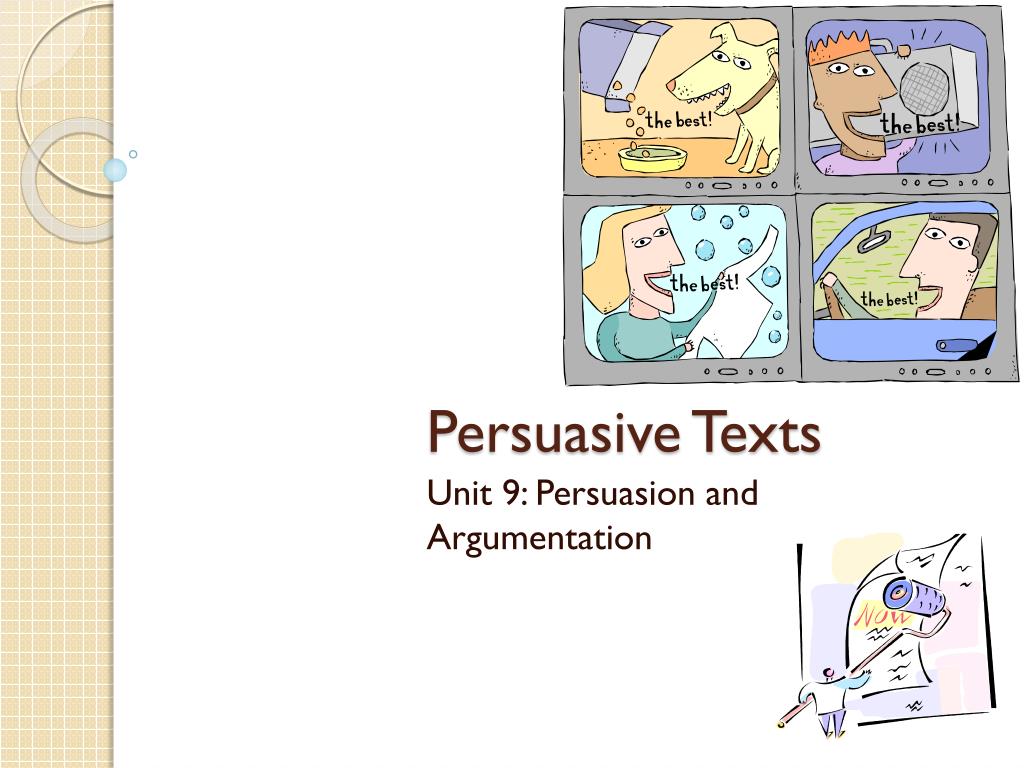 PPT - Persuasive Texts PowerPoint Presentation, free download - ID:2016841