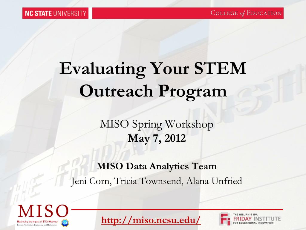PPT - Evaluating Your STEM Outreach Program PowerPoint Presentation ...