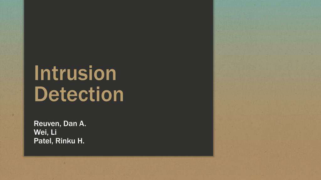 PPT - Intrusion Detection PowerPoint Presentation, free download - ID ...