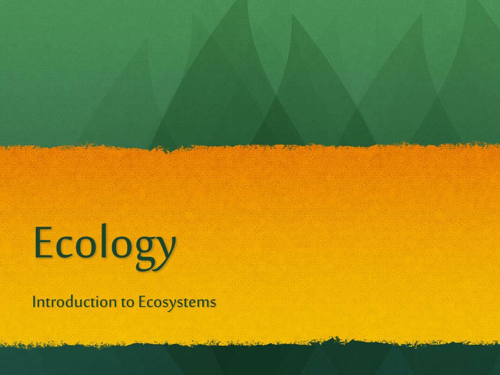 PPT - Ecology PowerPoint Presentation, free download - ID:2018341