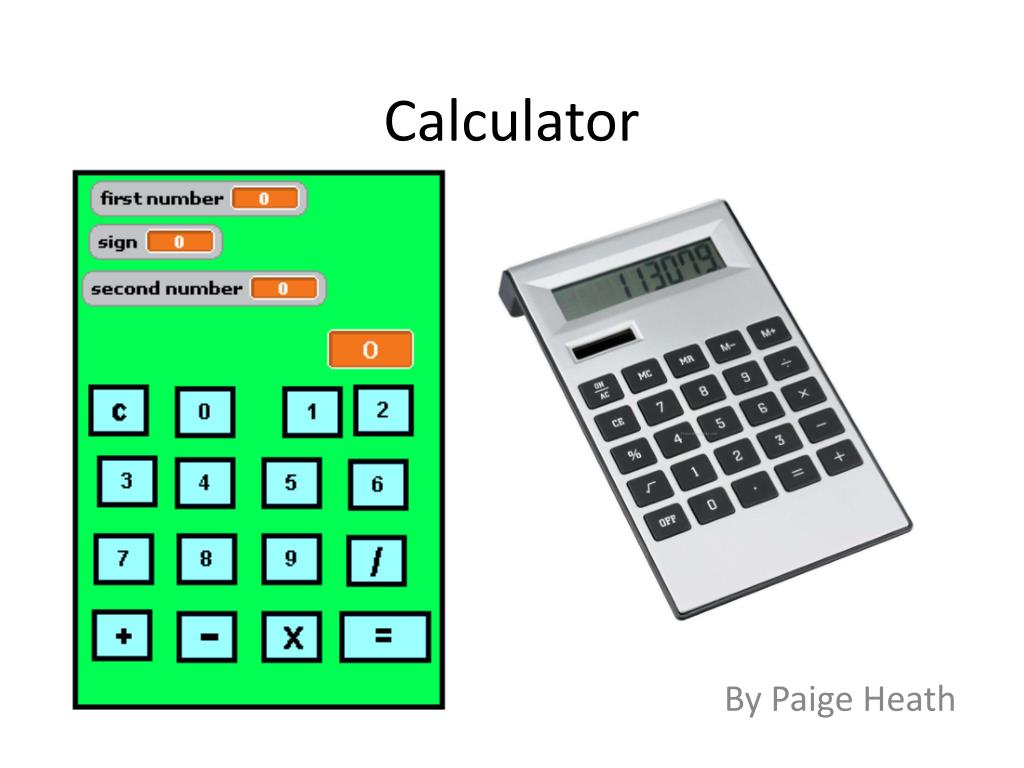 PPT - Calculator PowerPoint Presentation, free download - ID:2018362