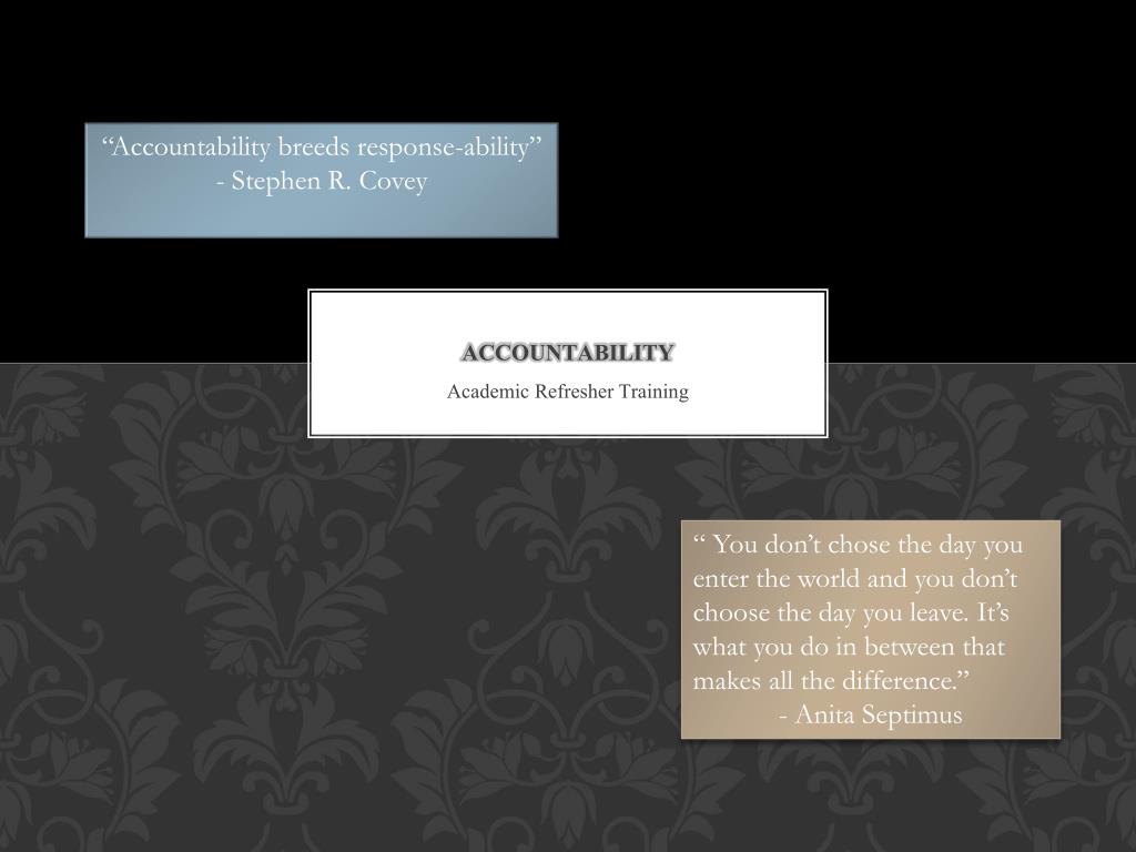 PPT - Accountability PowerPoint Presentation, free download - ID:2018505