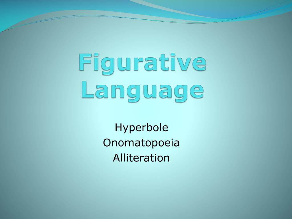 PPT - Figurative Language PowerPoint Presentation, free download - ID ...
