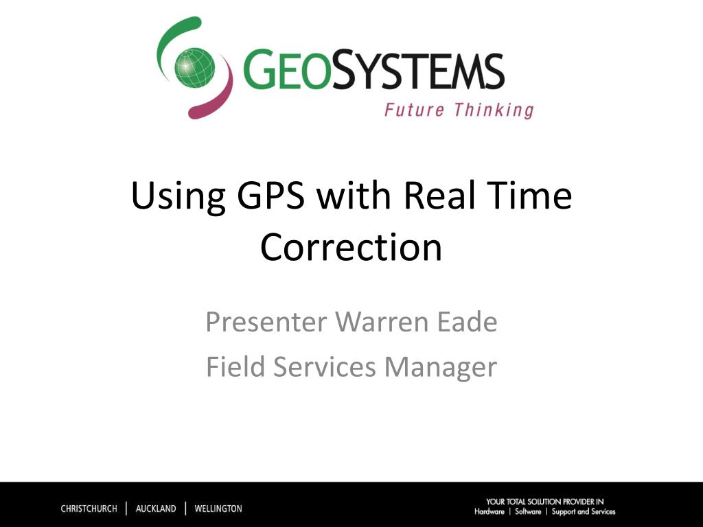 PPT - Using GPS with Real Time Correction PowerPoint Presentation, free ...