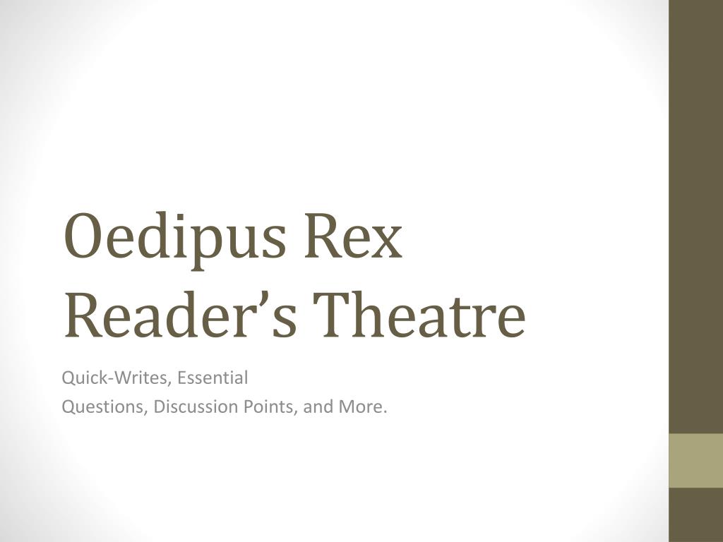 PPT - Oedipus Rex Reader’s Theatre PowerPoint Presentation, free ...