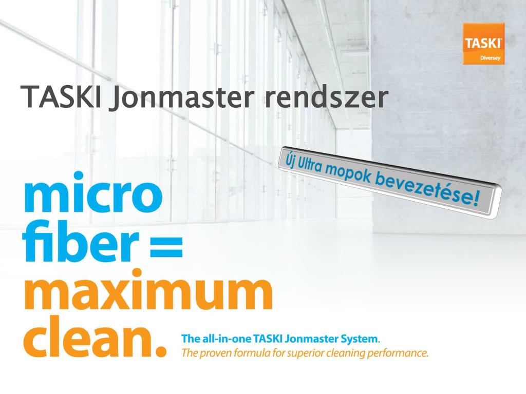 PPT - TASKI Jonmaster rendszer PowerPoint Presentation, free download ...