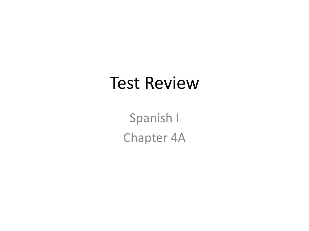 PPT - Test Review PowerPoint Presentation, free download - ID:2027851