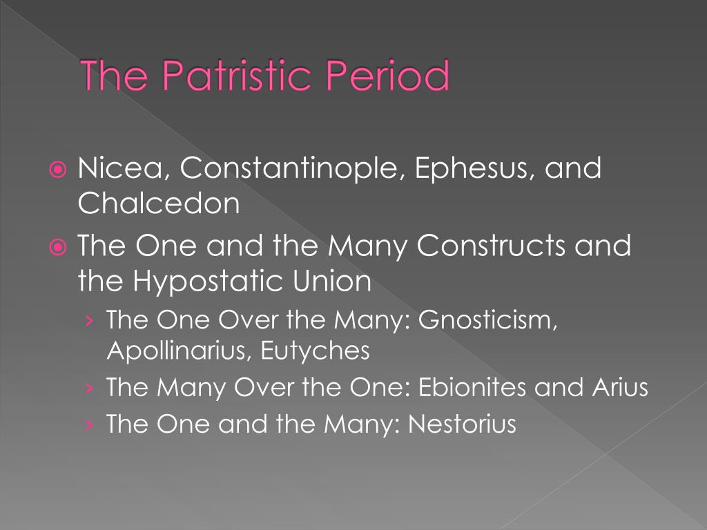 PPT - The Patristic Period PowerPoint Presentation, free download - ID ...