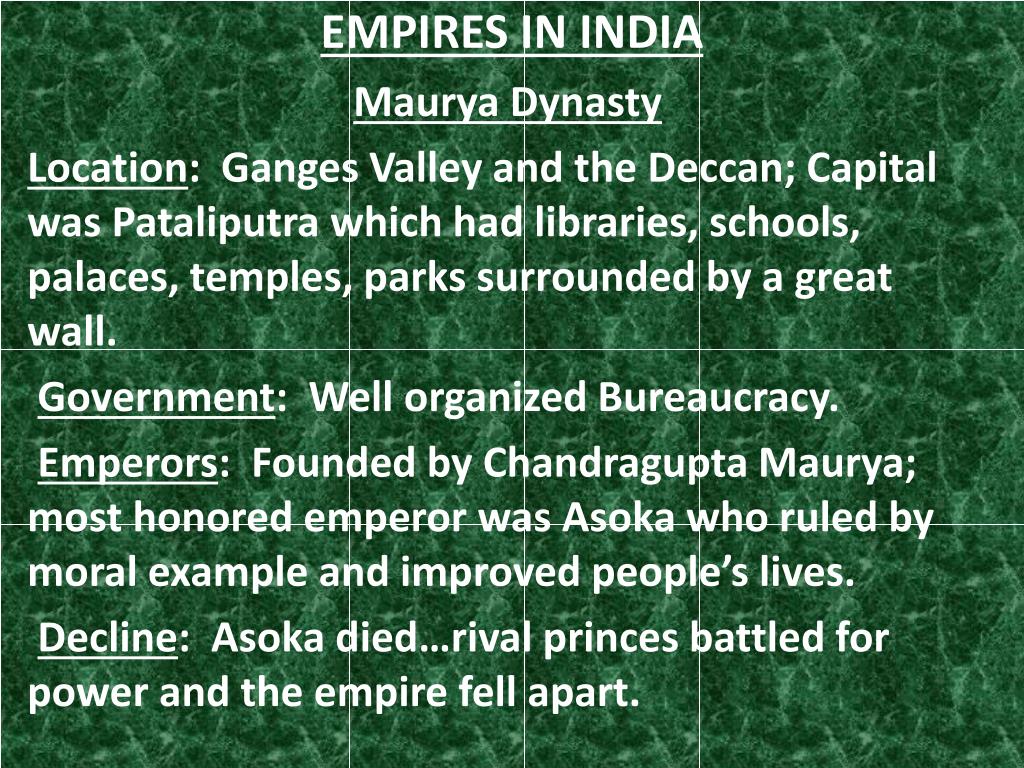 PPT - EMPIRES IN INDIA PowerPoint Presentation, free download - ID:2028107