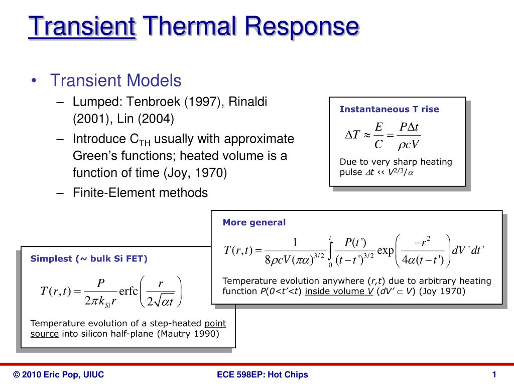 PPT - Transient Thermal Response PowerPoint Presentation, free download ...
