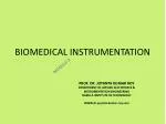 PPT - bioMEDical Instrumentation system PowerPoint Presentation, free ...