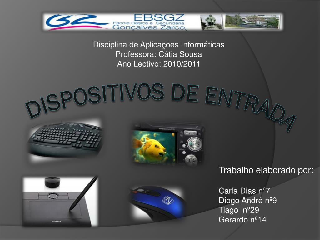 PPT - Dispositivos de Entrada PowerPoint Presentation, free download ...