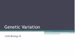 PPT - Mutation and genetic variation PowerPoint Presentation, free ...